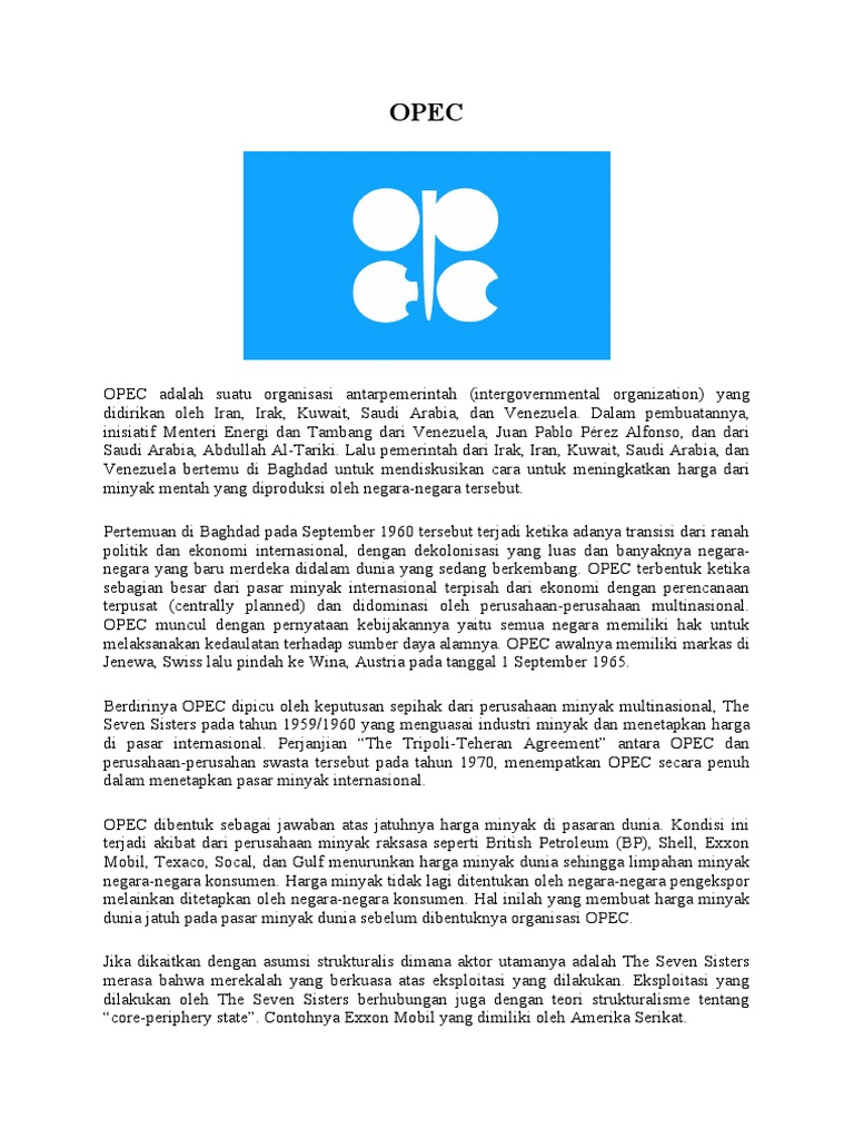 OPEC | PDF