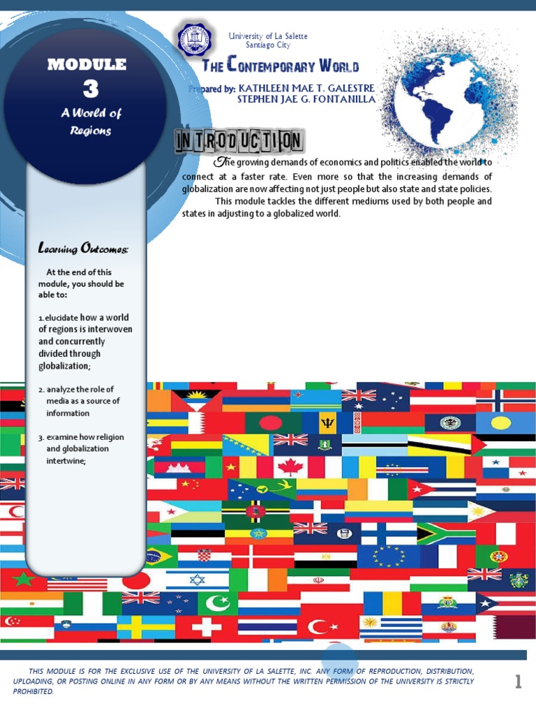 He Ontemporary Orld: A World of Regions | PDF | Mass Media | United ...