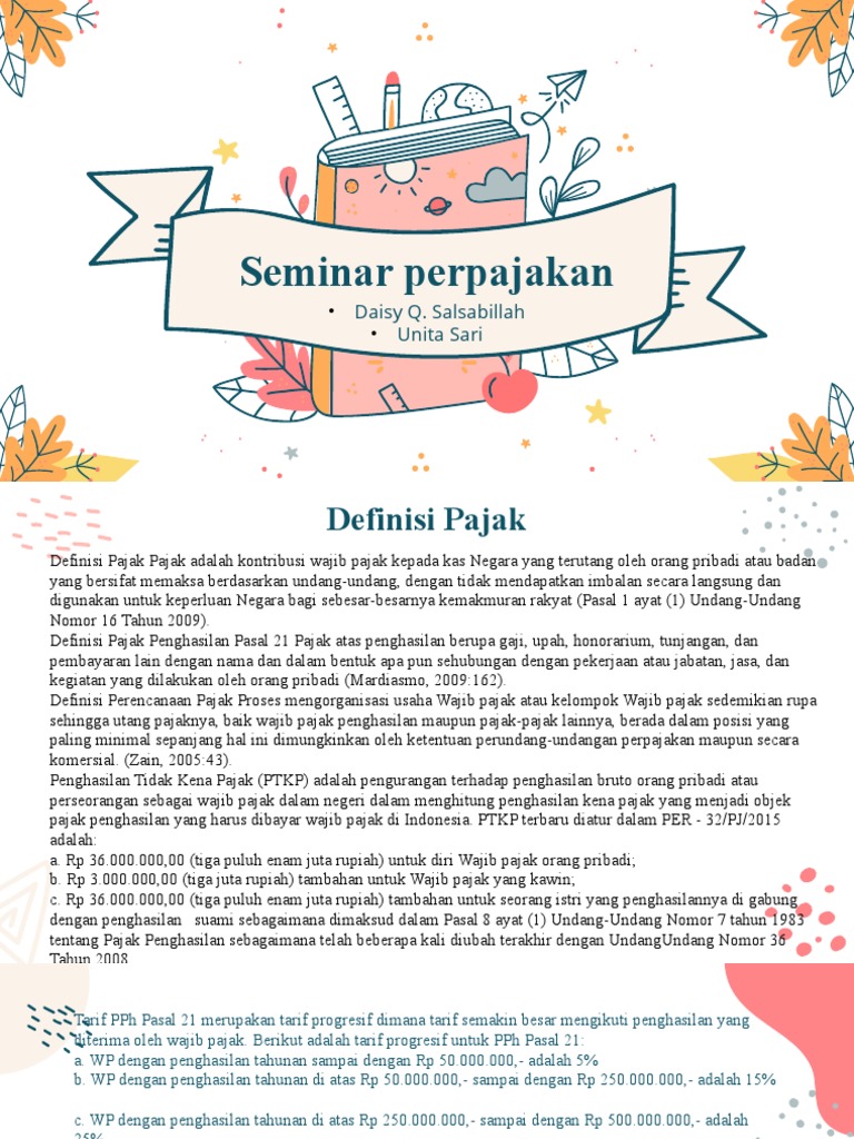 Panduan Perencanaan Pajak | PDF