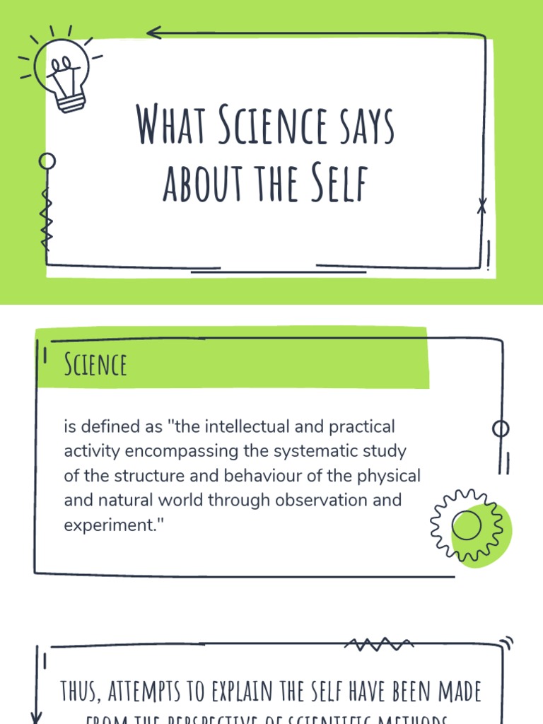What Science Says About The Self | PDF | Social Sciences | Science