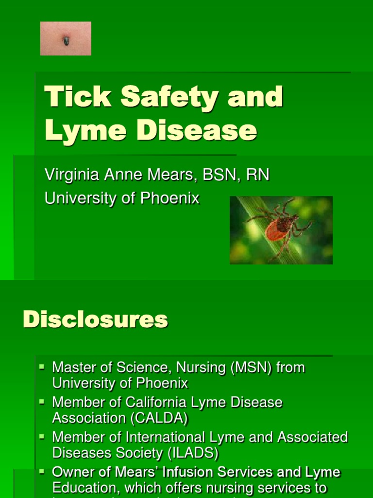 Tick Safety and Lyme Disease MSN | PDF | Lyme Disease | Health Sciences
