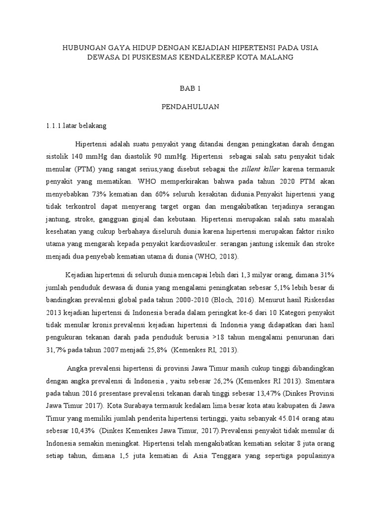 BAB 1 Proposal-Revisi 1 | PDF