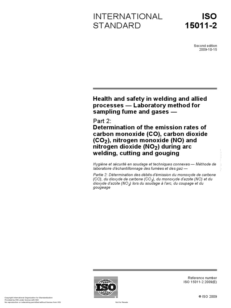 Iso 15011-2-2009 | PDF | Construction | Welding