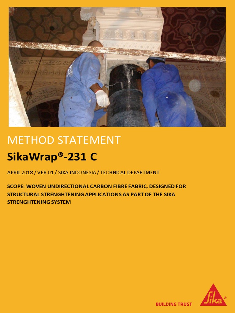 MS - SikaWrap-231 C (Structural Strenghtening) (v.01.2018) | PDF ...