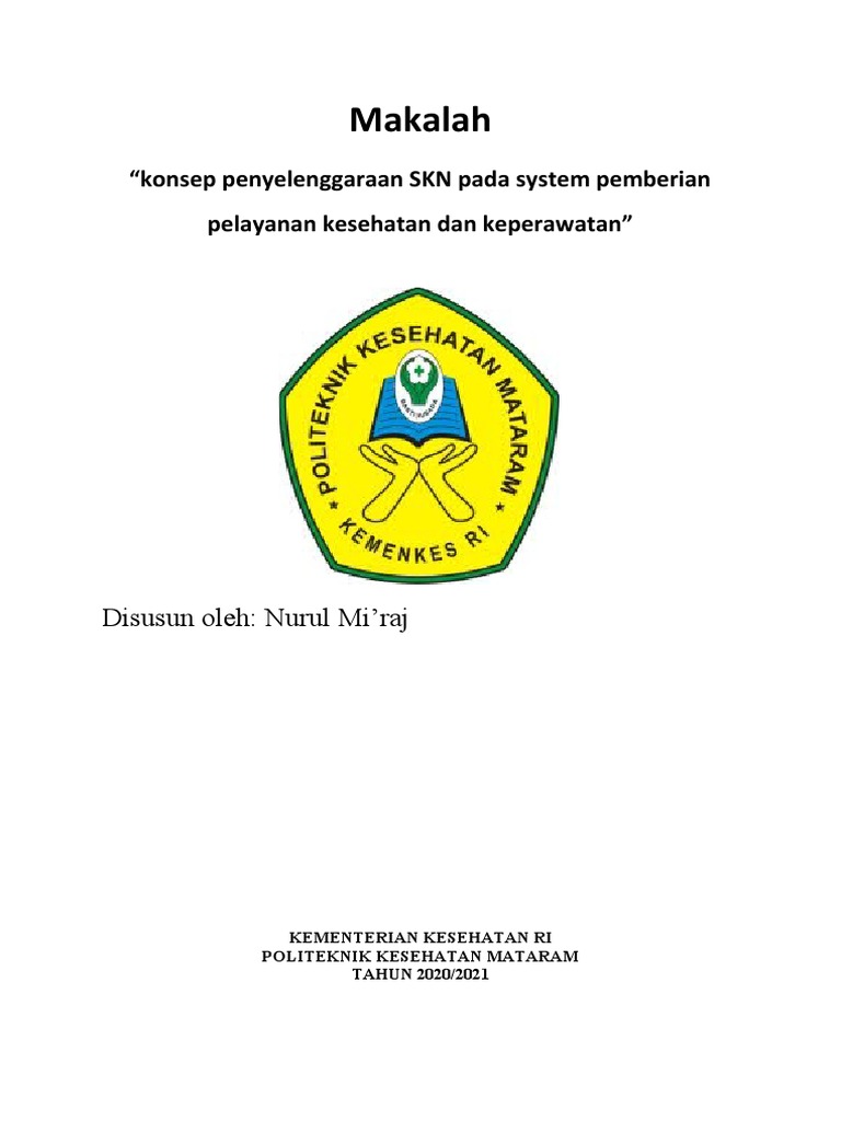 Makalah KDK (SKN) | PDF