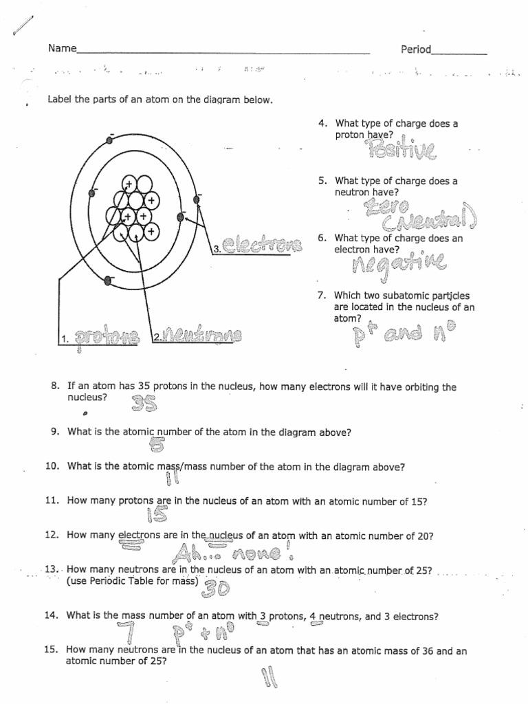 Atoms Family Answers | PDF