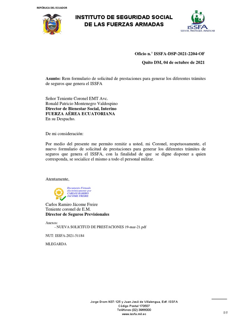 Issfa DSP 2021 2204 of | PDF