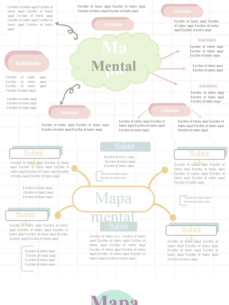 Mapas Mentales Editables en Word | PDF