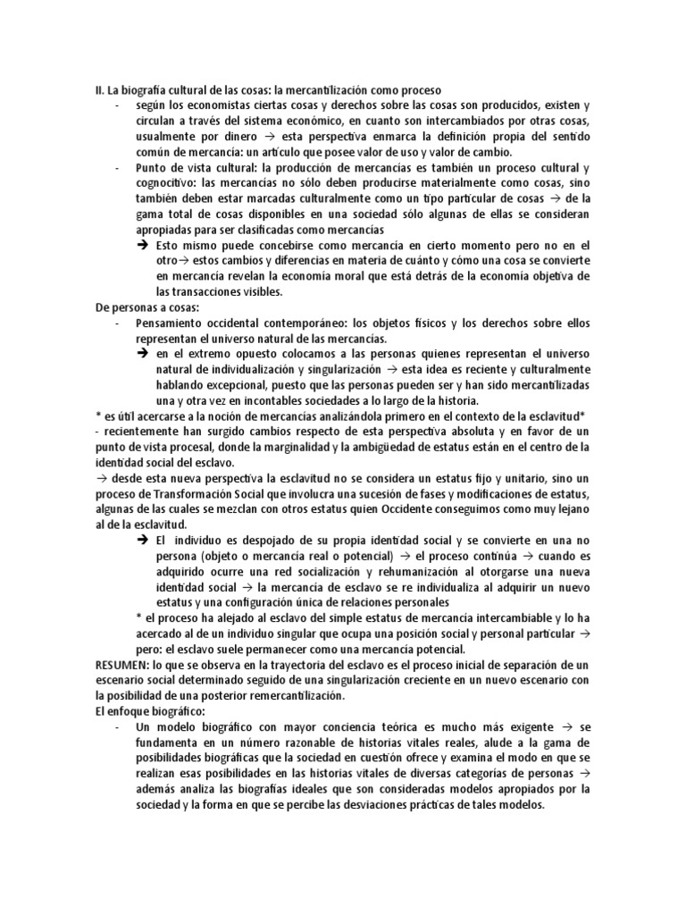 Resumen APADURAI | PDF | Bienes | Comercio