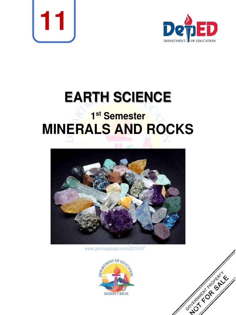 Core (STEM) - EarthScience-SLMG11Q1W1-Identify Common Rock-Forming ...