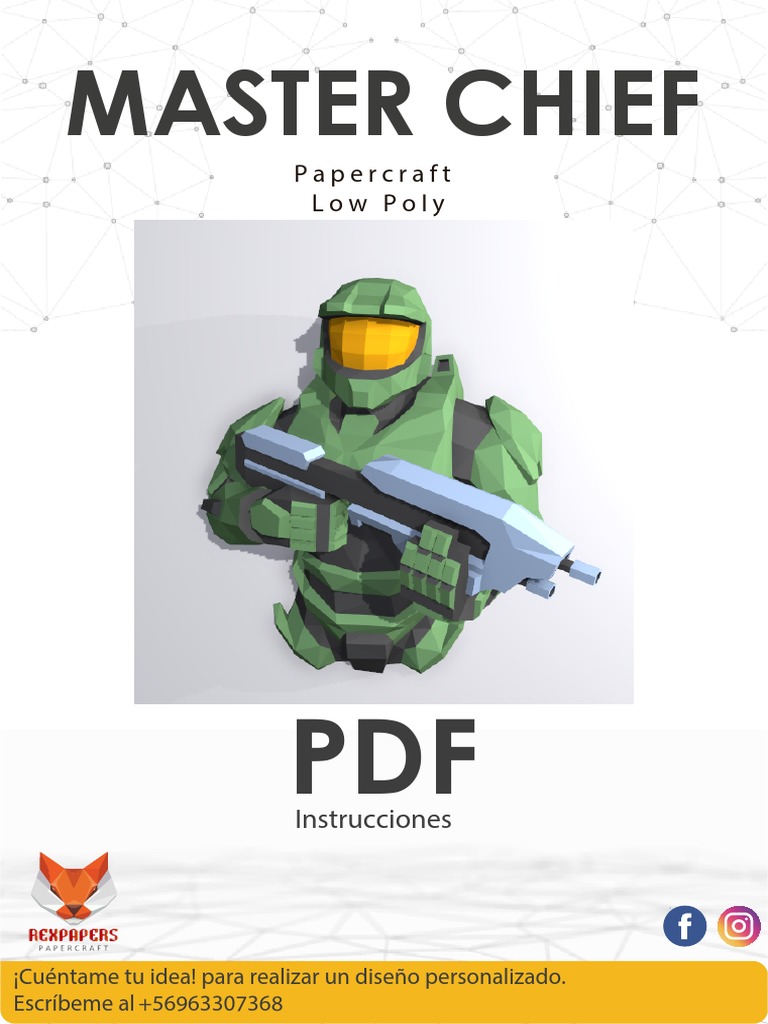 Master Chief 1 - Low Poly | Descargar gratis PDF | Bienes ...