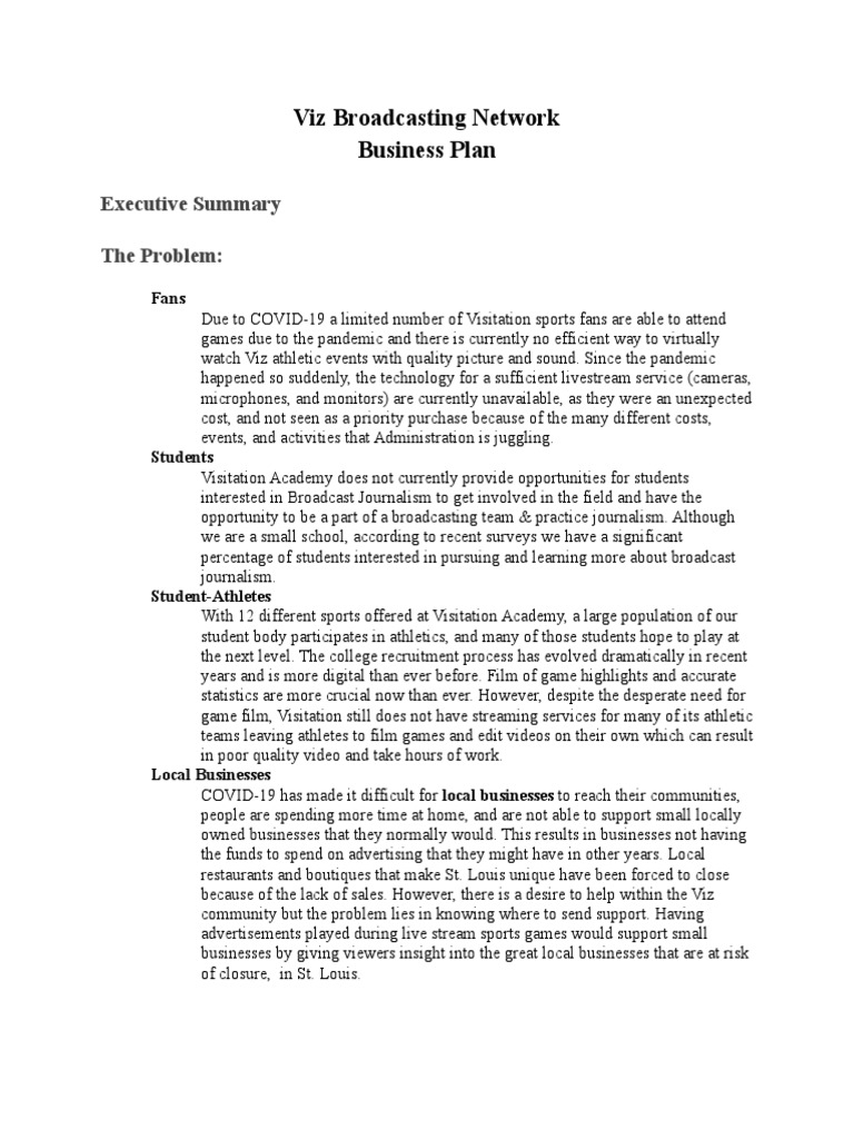 Viz Broadcasting Network 1 | PDF | Popular Culture & Media Studies ...
