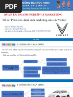 Tầm Nhìn, Sứ Mệnh Vinfast | PDF