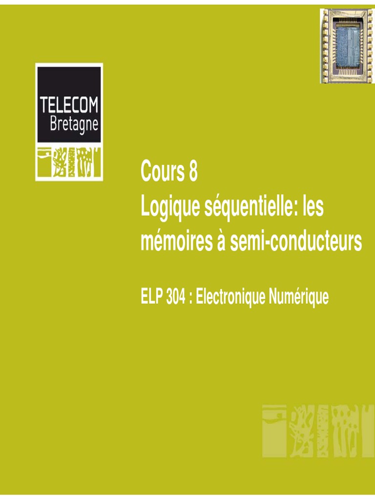 Cours 8 | PDF | Mémoire vive | Mémoire (informatique)