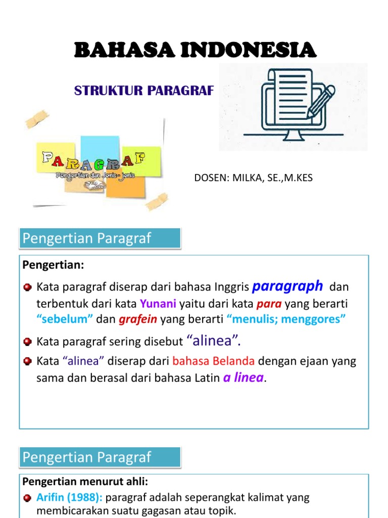 STRUKTUR PARAGRAF | PDF