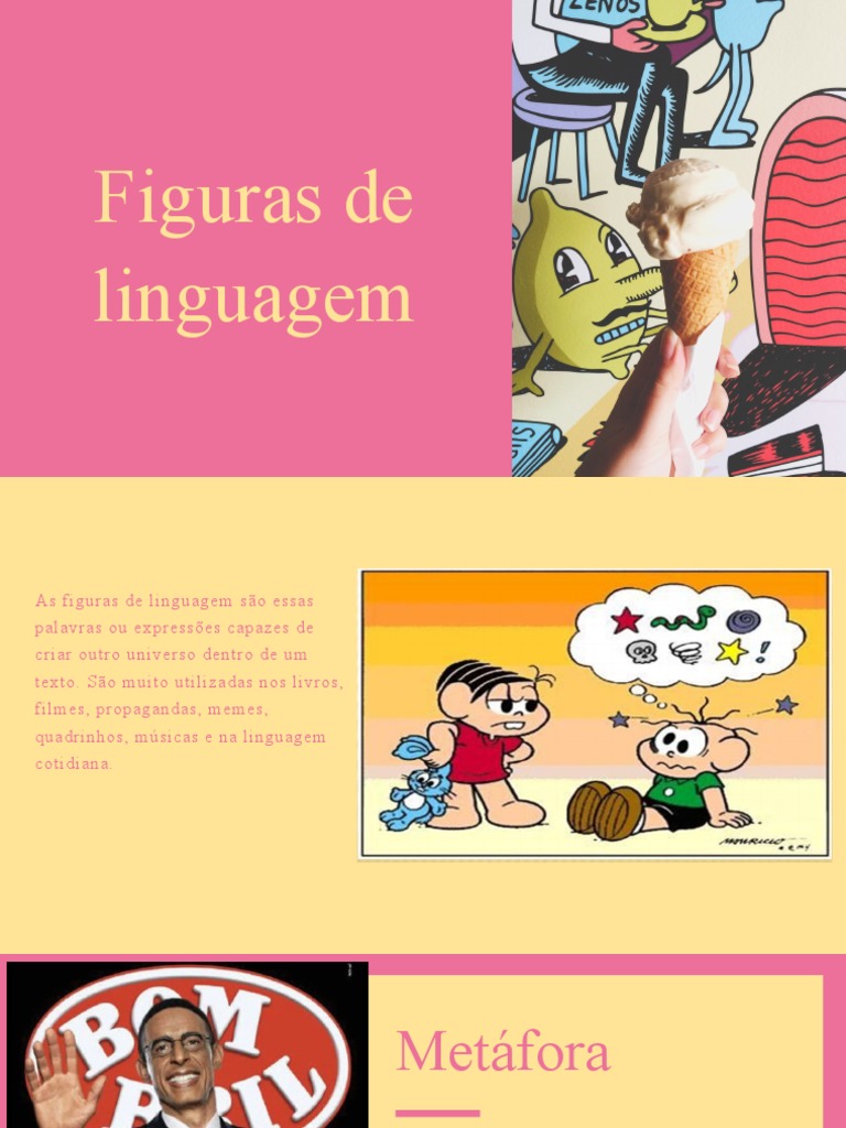 Figuras de Linguagem - Metáfora, Comparação e Personificação | PDF