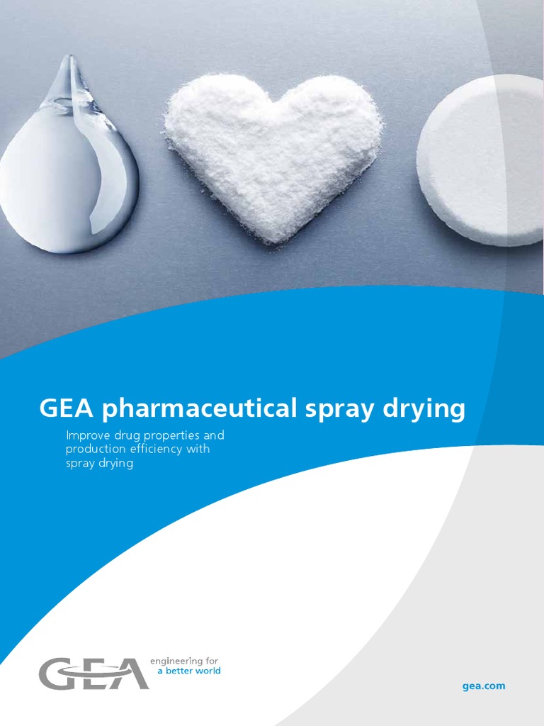 Drying Spray Pharmaceutical Gea 170517 | PDF | Chemistry | Tablet ...