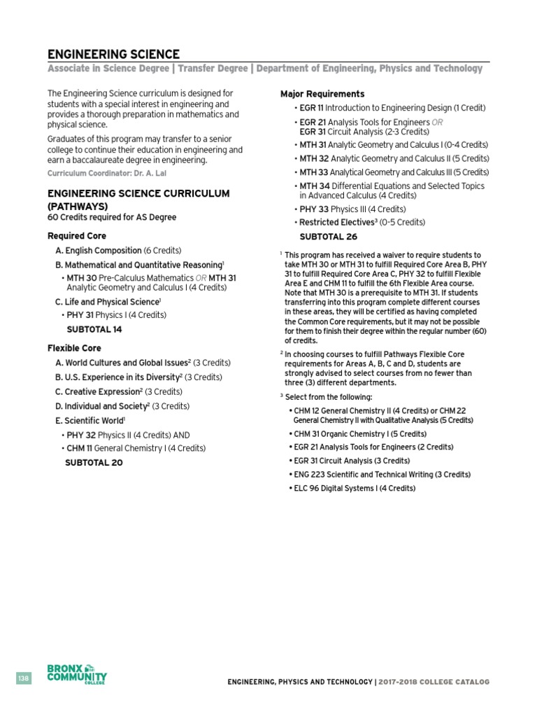 Engineering Science Curriculum (Pathways) | PDF | Geometry ...