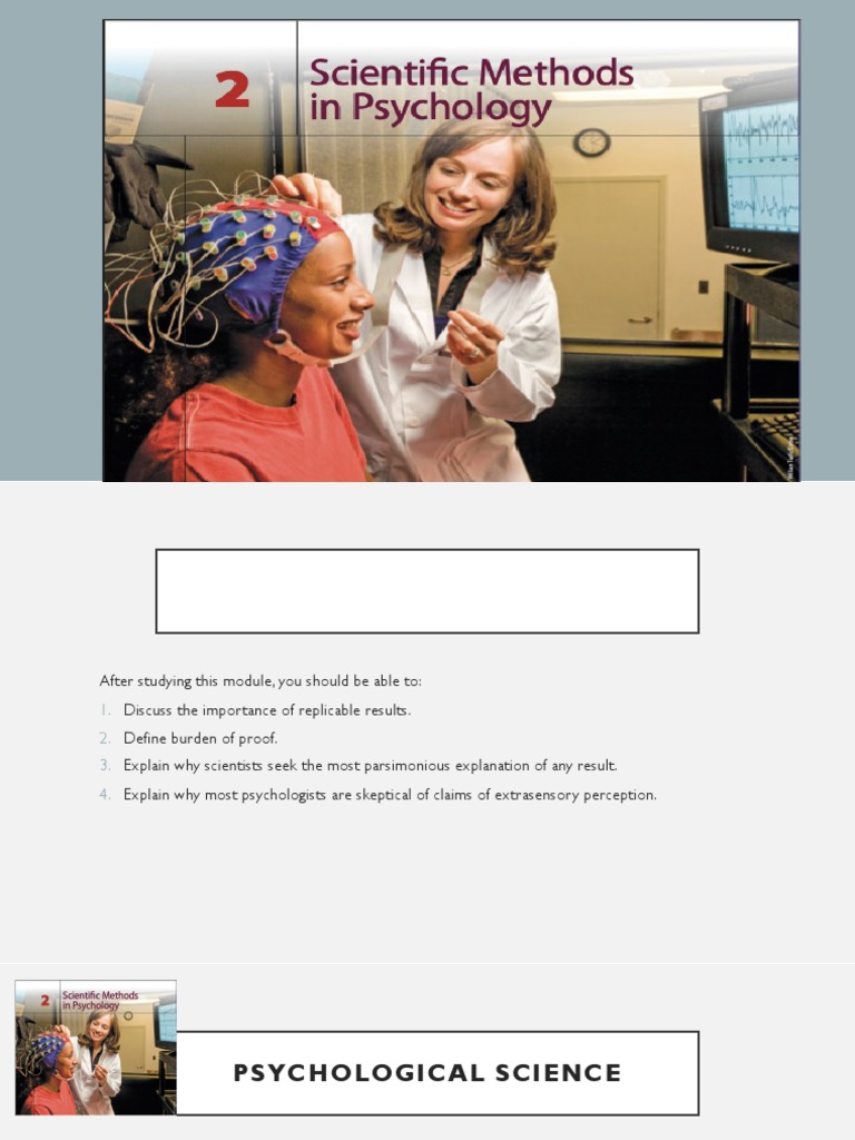 Scientific Methods in Psychology | PDF | Hypothesis | Scientific Method