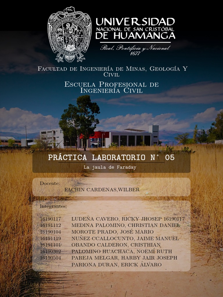 Laboratorio 05 | PDF | Electricidad | Electromagnetismo