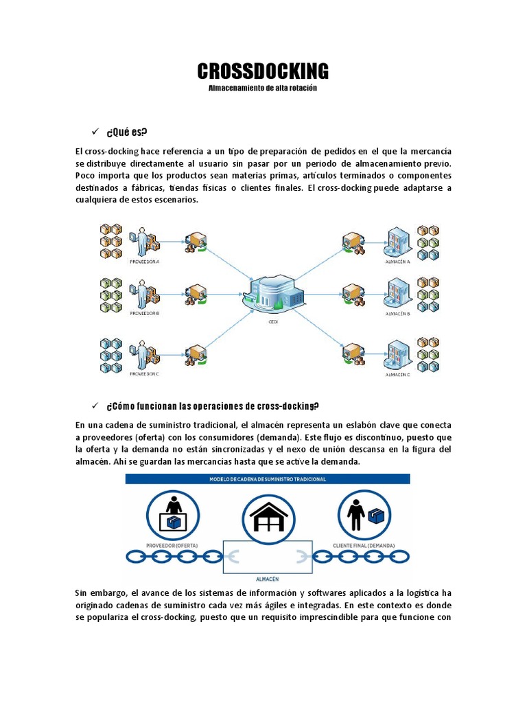 Cross Docking | PDF | Almacén | Logística