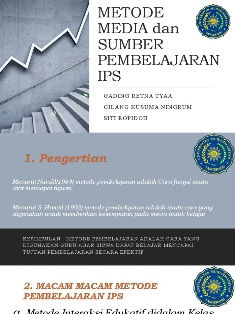 Metode Pembelajaran IPS Kel 5 | PDF | Karier & Perkembangan | Pengembangan Diri