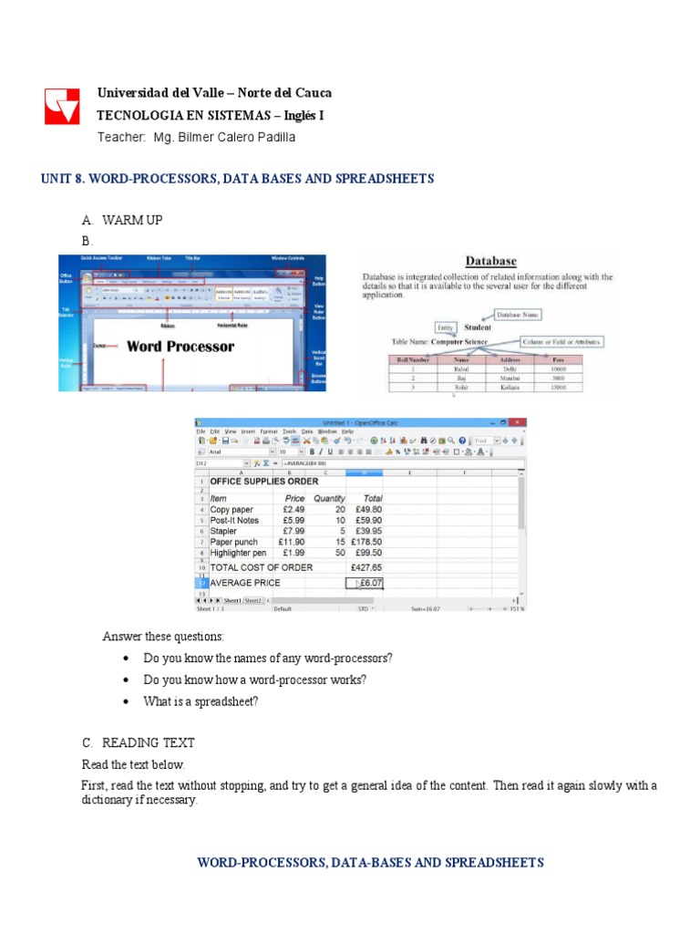 Understanding Spreadsheets in Business | PDF | Spreadsheet | Databases