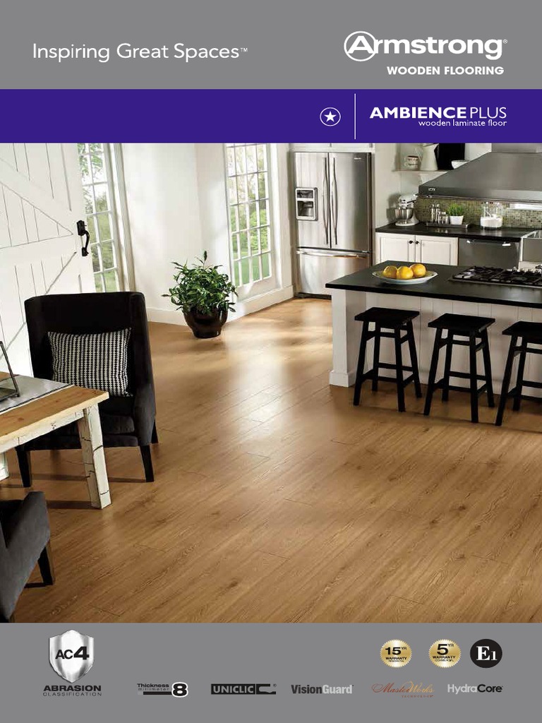 Armstrong Ambience Plus 8 MM | PDF | Flooring | Materials