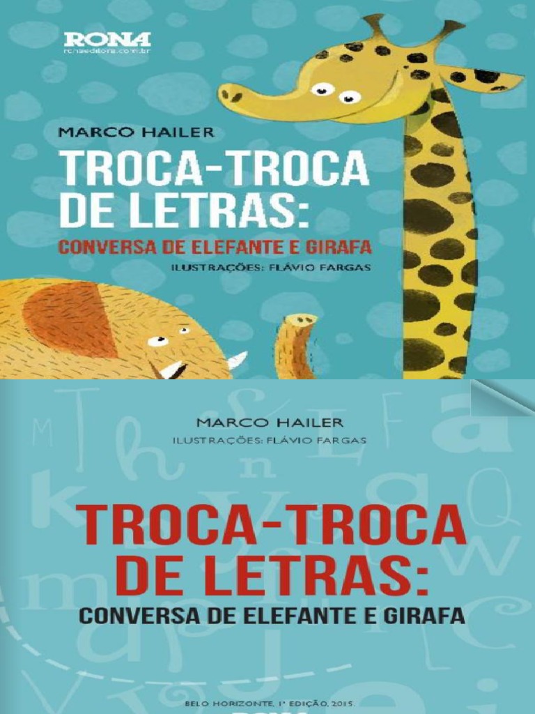 Troca Troca de Letra Conversa de Elevante e Girafa | PDF