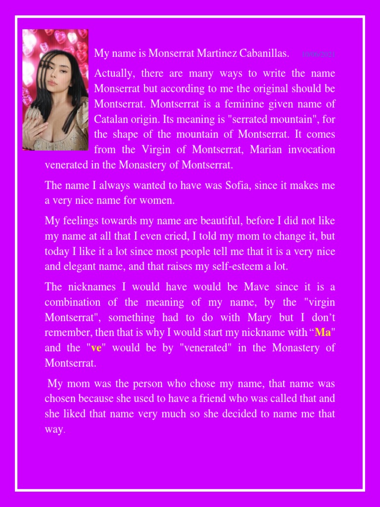 Story of My Name | PDF | Poetry