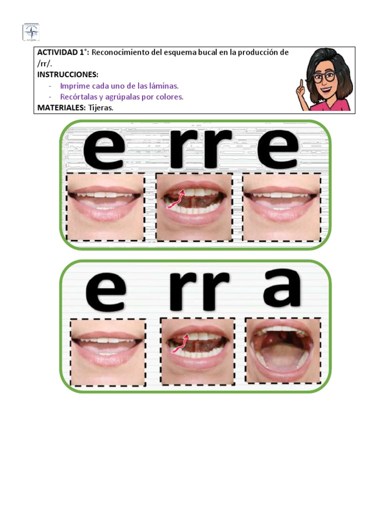 Actividades para el fonema /rr/ | PDF
