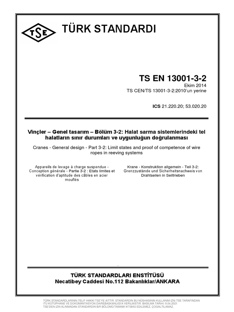 TS en 13001 3 2 | PDF