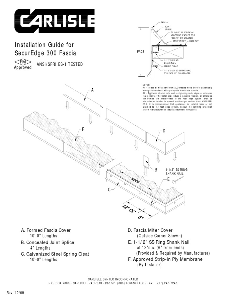 Carlisle SecurEdge 300 InstallGuide | PDF | Building Engineering ...