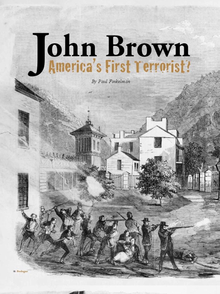John Brown: America's First Terrorist? | PDF | John Brown (Abolitionist ...
