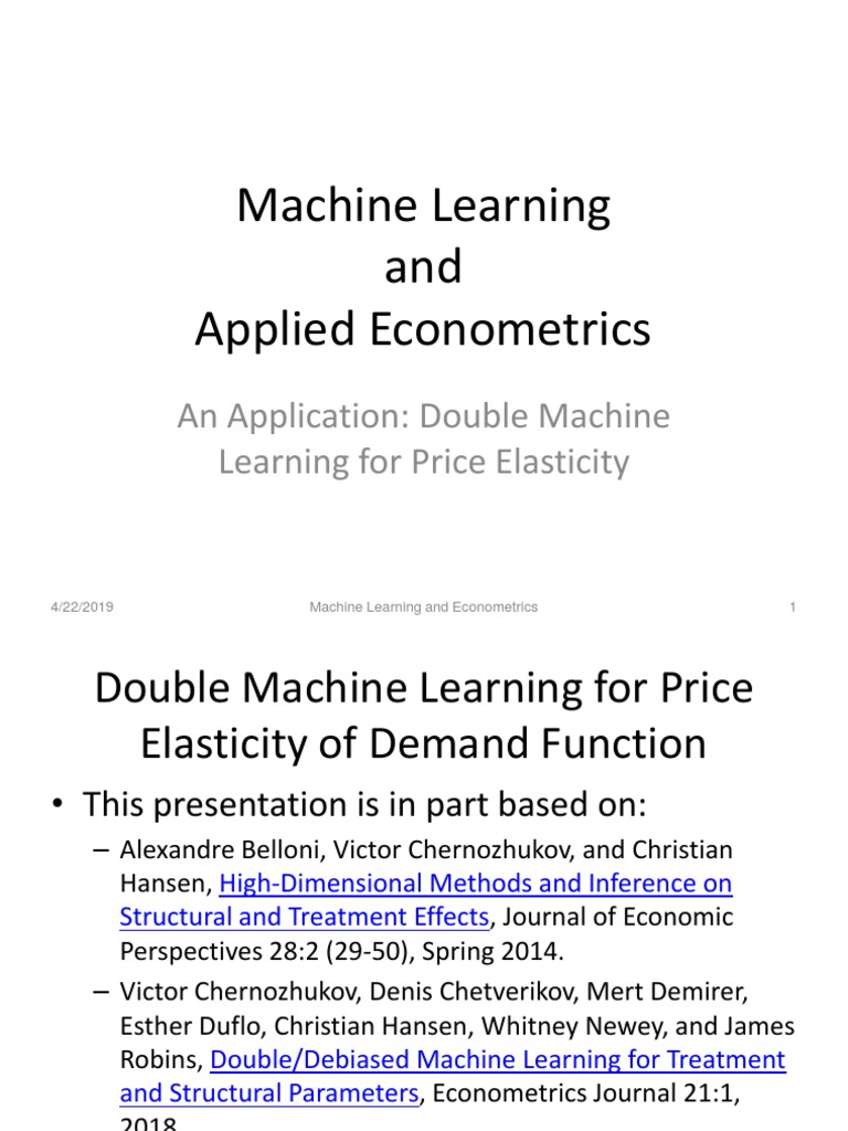 Machine Learning | PDF | Econometrics | Regression Analysis Machine Learning | PDF | Econometrics | Regression Analysis