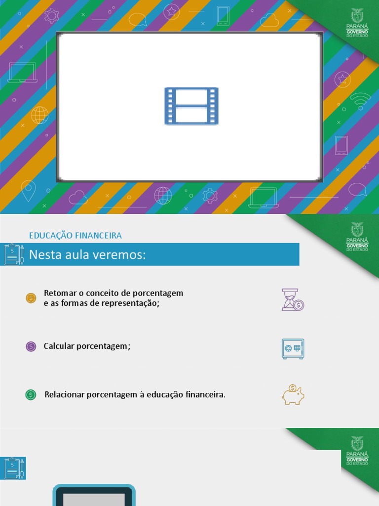 Aula2, 1ano Ed. Finan. | PDF | Percentagem | Terra