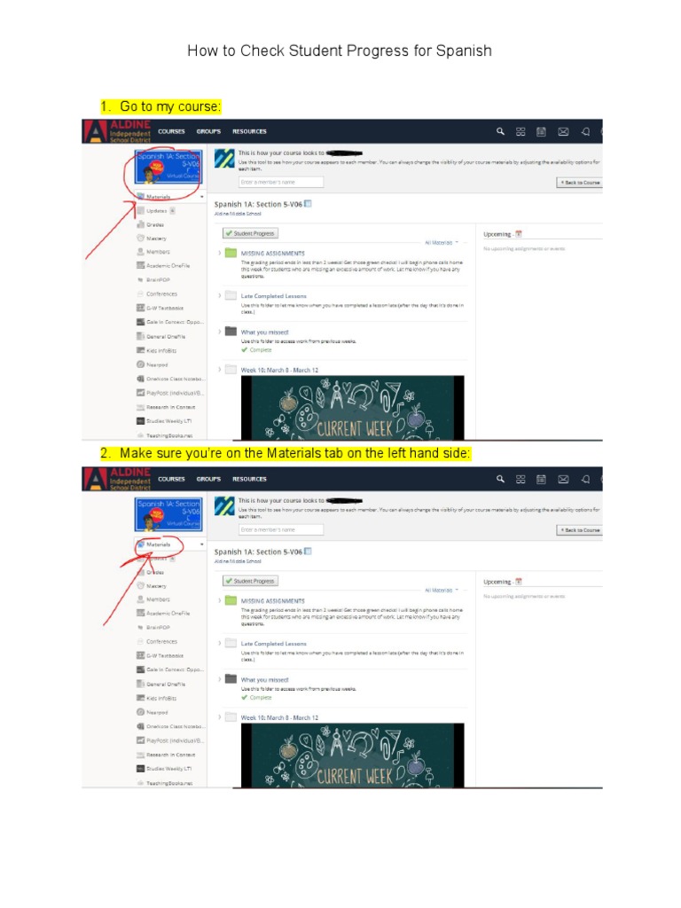 How To Check Student Progress | PDF | Self-Improvement