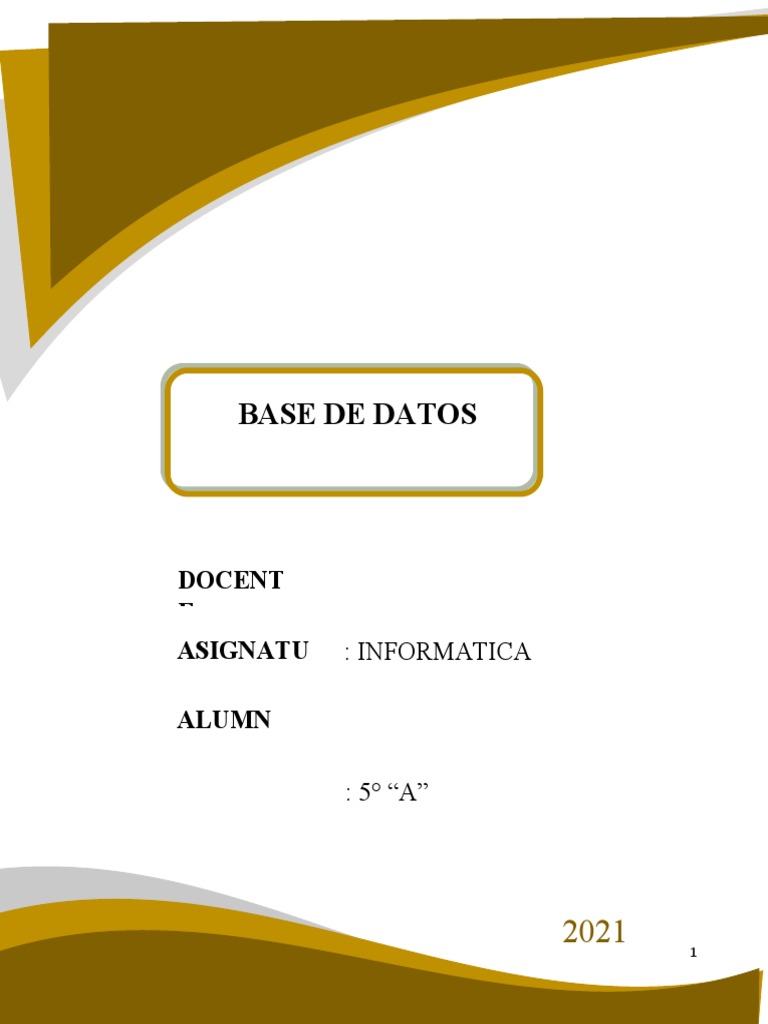 Qué Es Una Base de Datos | PDF | Bases de datos | Usuario (informática)