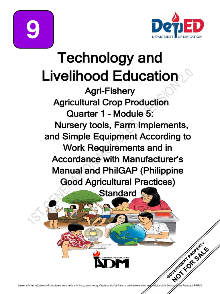 Technology and Livelihood Education: 1St Generation Modules - Version 2 ...
