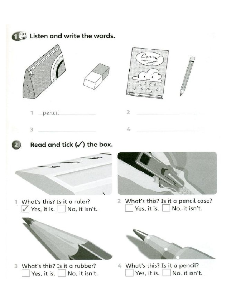 Worksheet Year 1 D | PDF