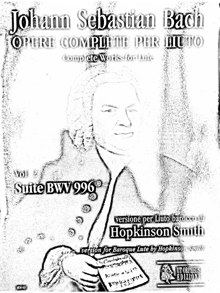 Bach 996 Hopkinson Smith | PDF
