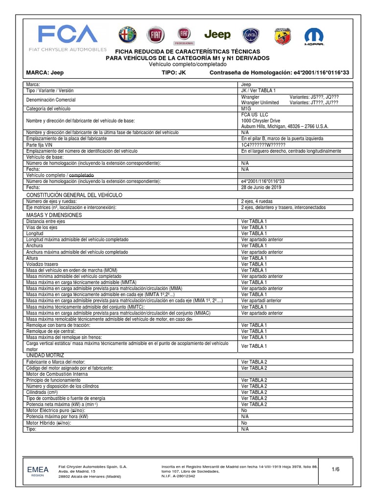 Vehículo Completo/completado | PDF | Eje | todoterreno