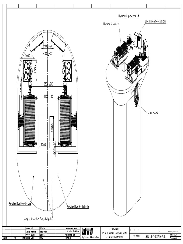Hydraulic Power Unit Local Control Cubicle: LEN-CK-1-03 AR-ALL | PDF ...