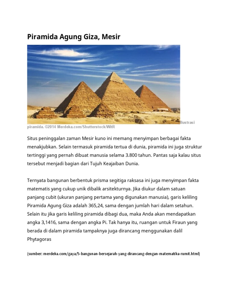 Piramida Agung Giza Pdf