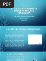 Actividad Integradora 6 Crear Un Recurso Multimedia | PDF
