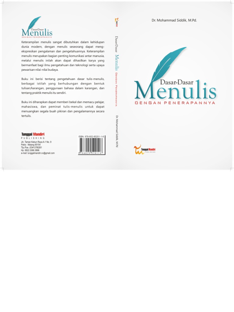 Dasar Dasar Menulis Dengan Penerapannya Pdf