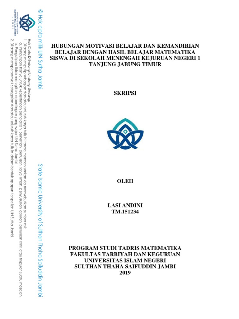 Skripsi Lasi Andini - Lasi Andini | PDF