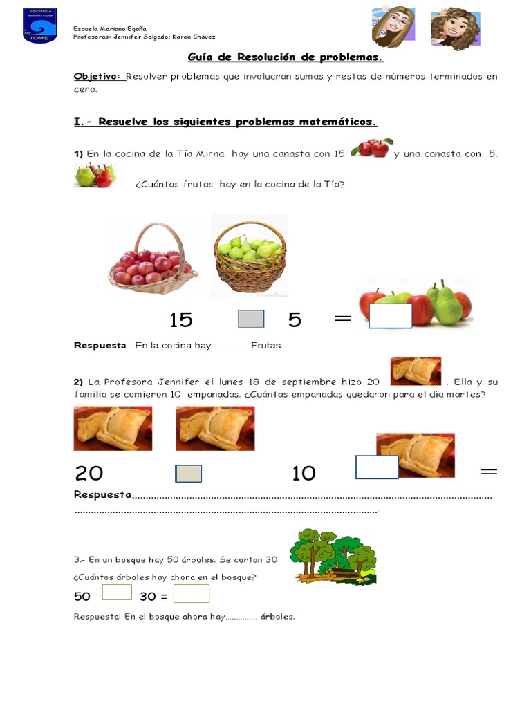 Guía de Resolución de Problemas 2° Año | PDF