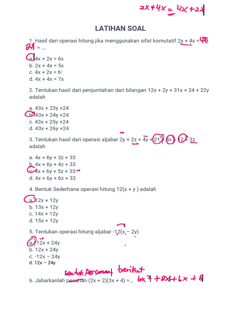 Soal Faktorisasi Coretan 2 | PDF