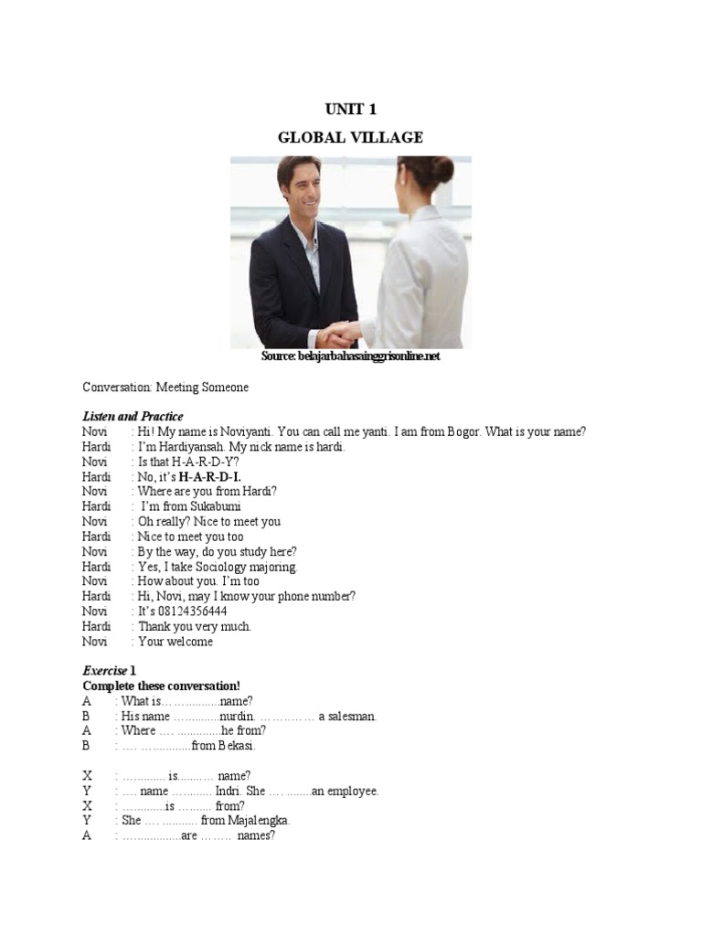 Understanding the Global Village | PDF | English Language | Integrated ...